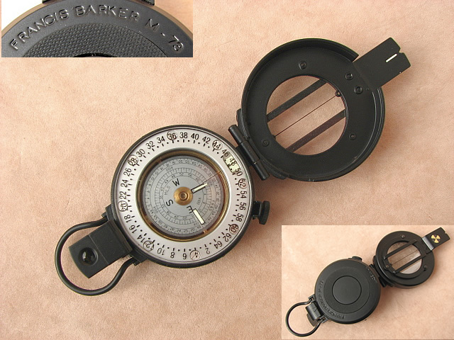 Francis Barker M-73 prismatic compass mils version with Pattern 58 ...