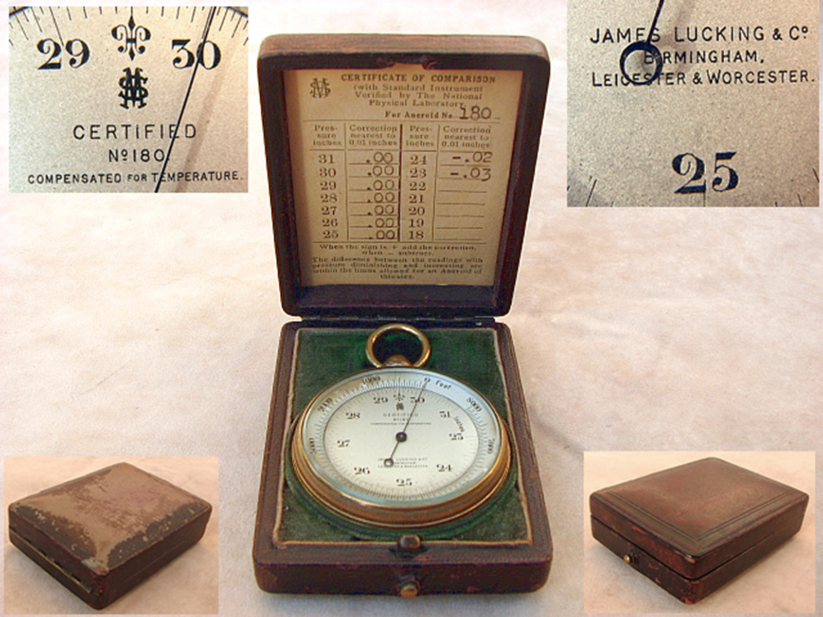 Scientific Collectables for Victorian pocket barometers by James ...