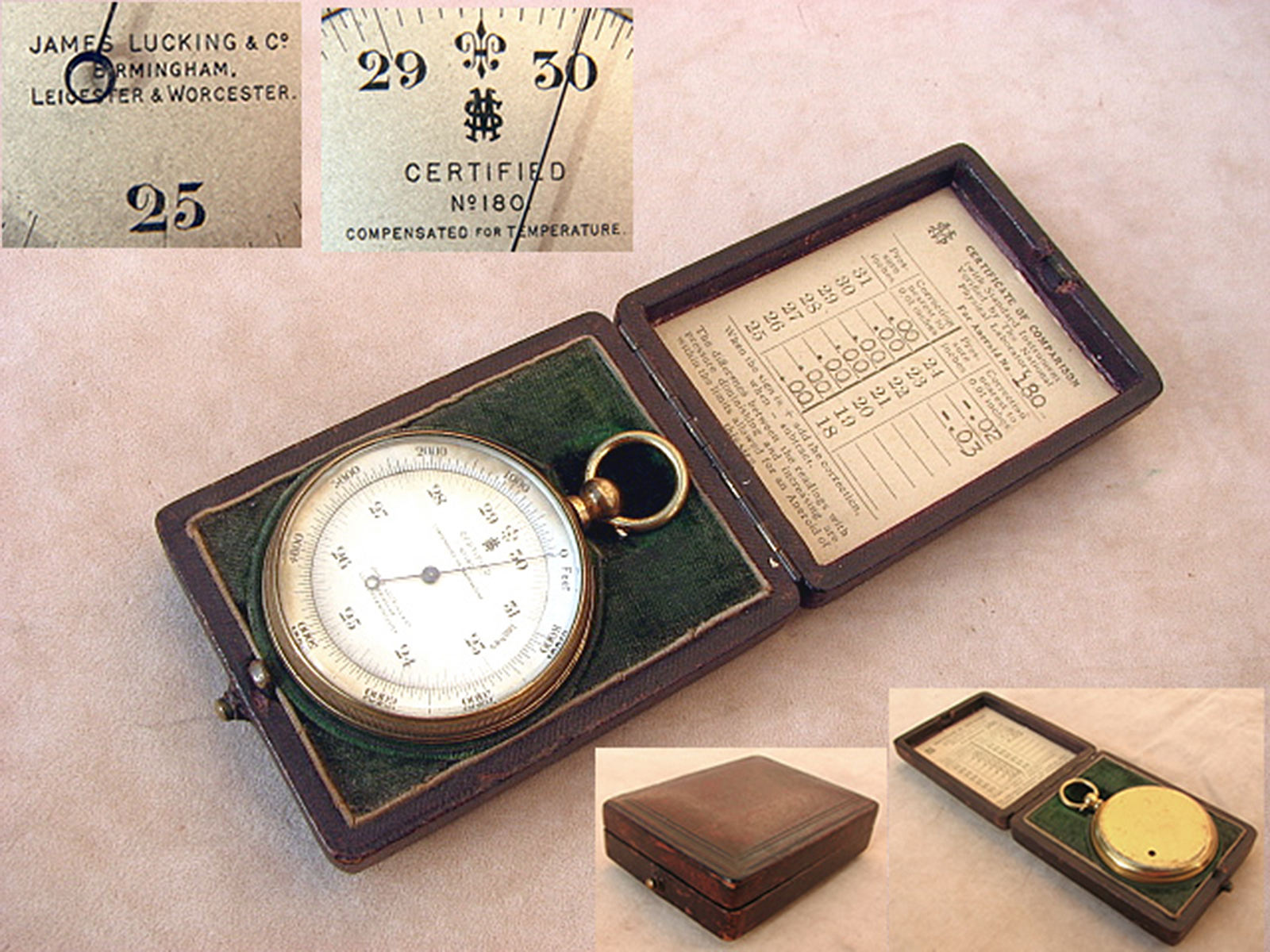 Scientific Collectables for Victorian pocket barometers by James ...