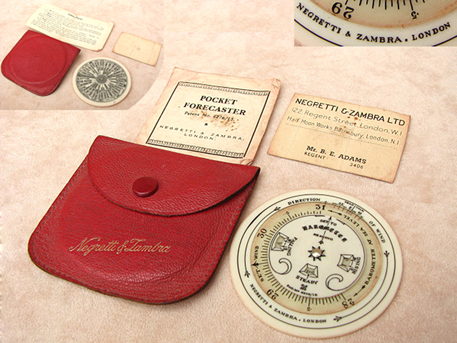 Scientific Collectables for genuine Negretti & Zambra pocket Weather ...