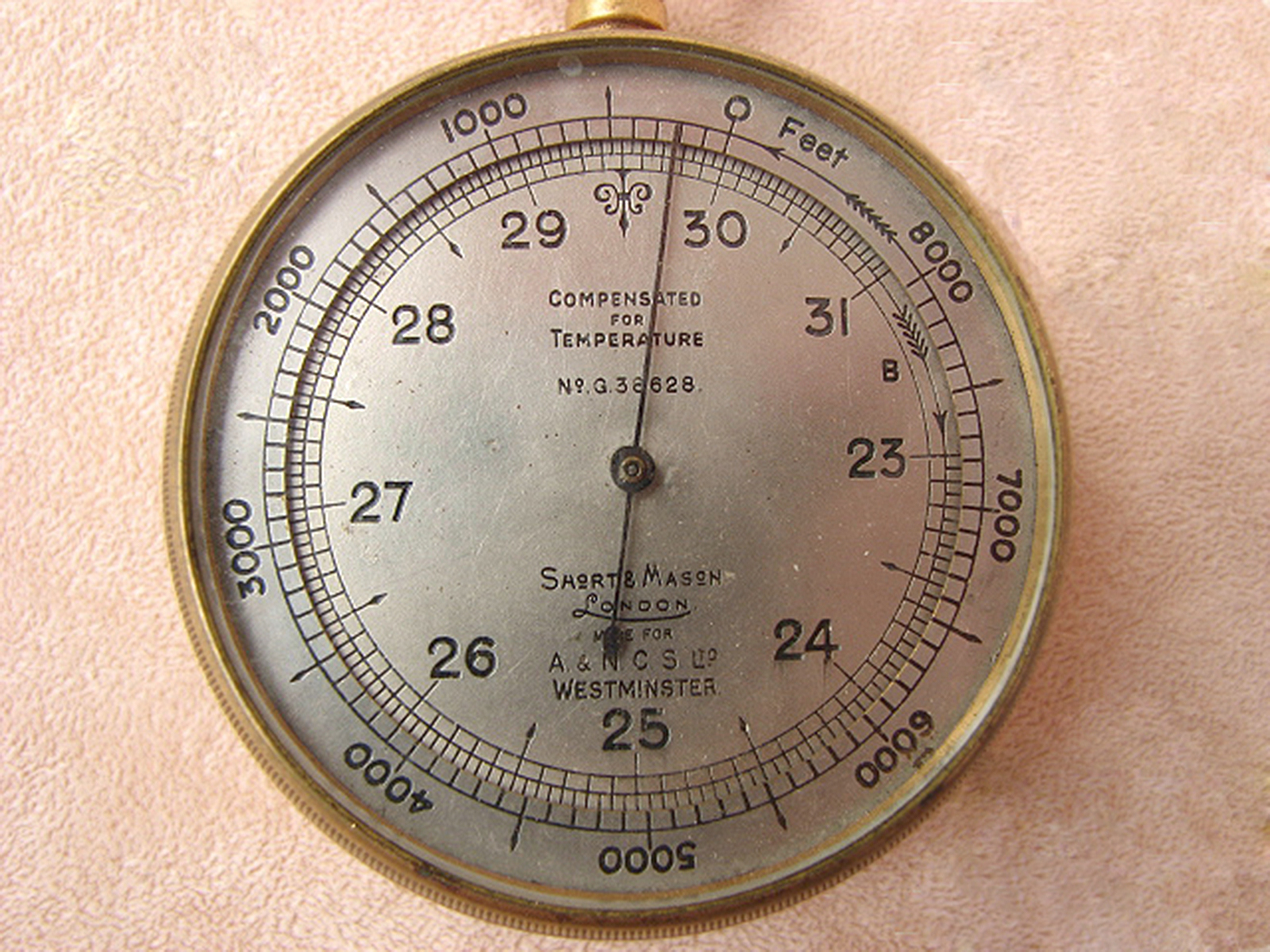 Scientific Collectables for Antique Short & Mason aneroid pocket ...