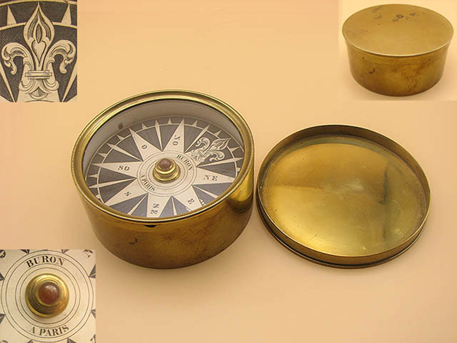 Scientific Collectables for early 19th century French brass cased ...