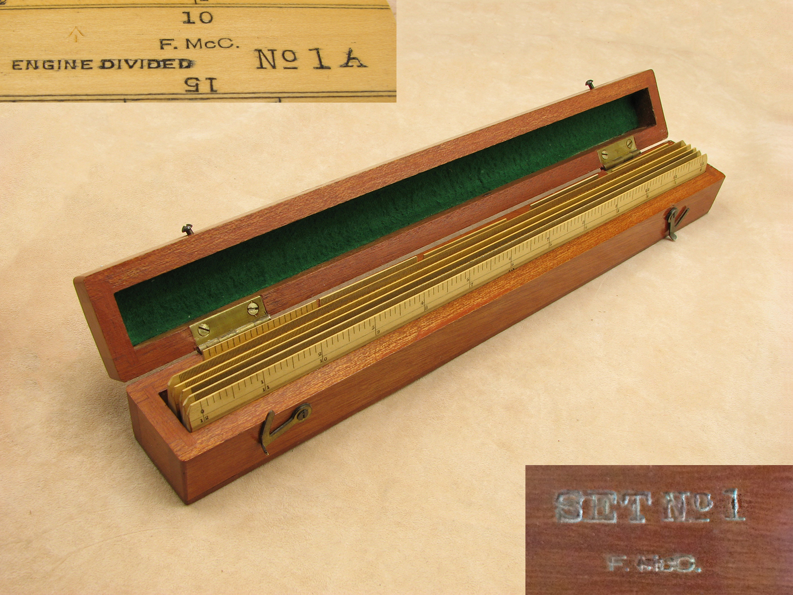 Scientific Collectables for WW2 boxwood scale rules set by F. McCarthy ...