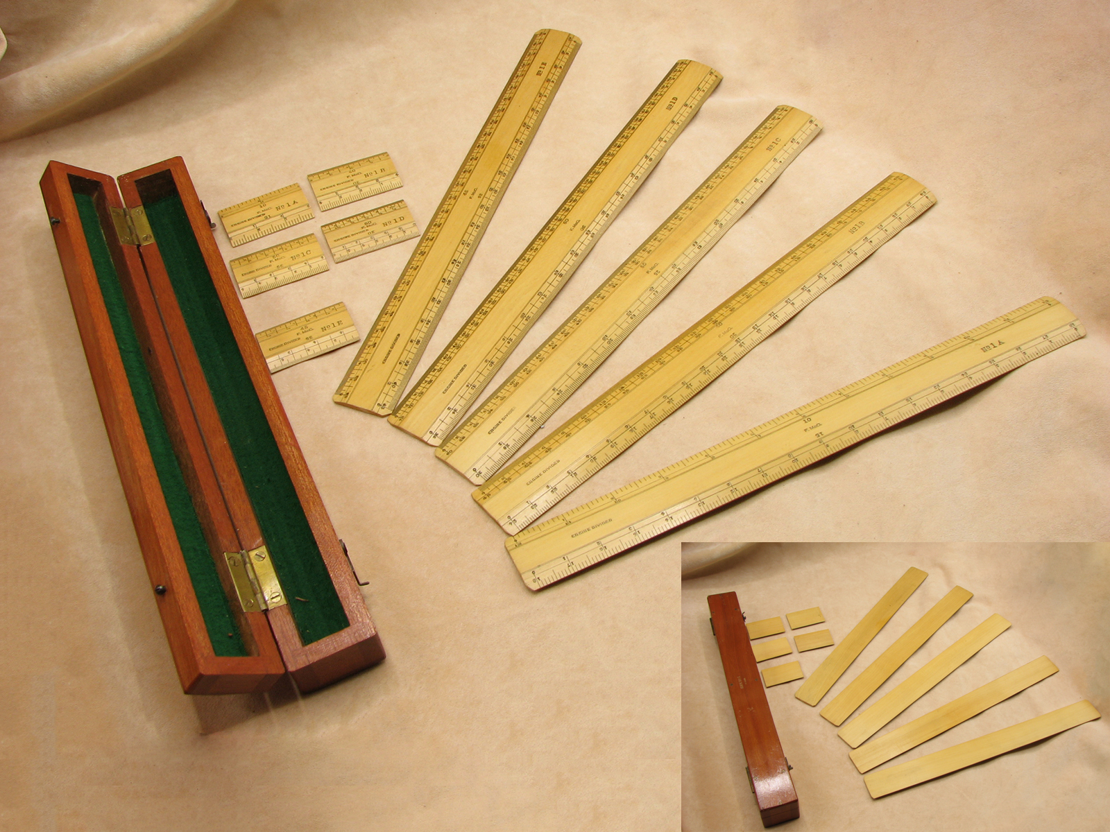 Scientific Collectables for WW2 boxwood scale rules set by F. McCarthy ...