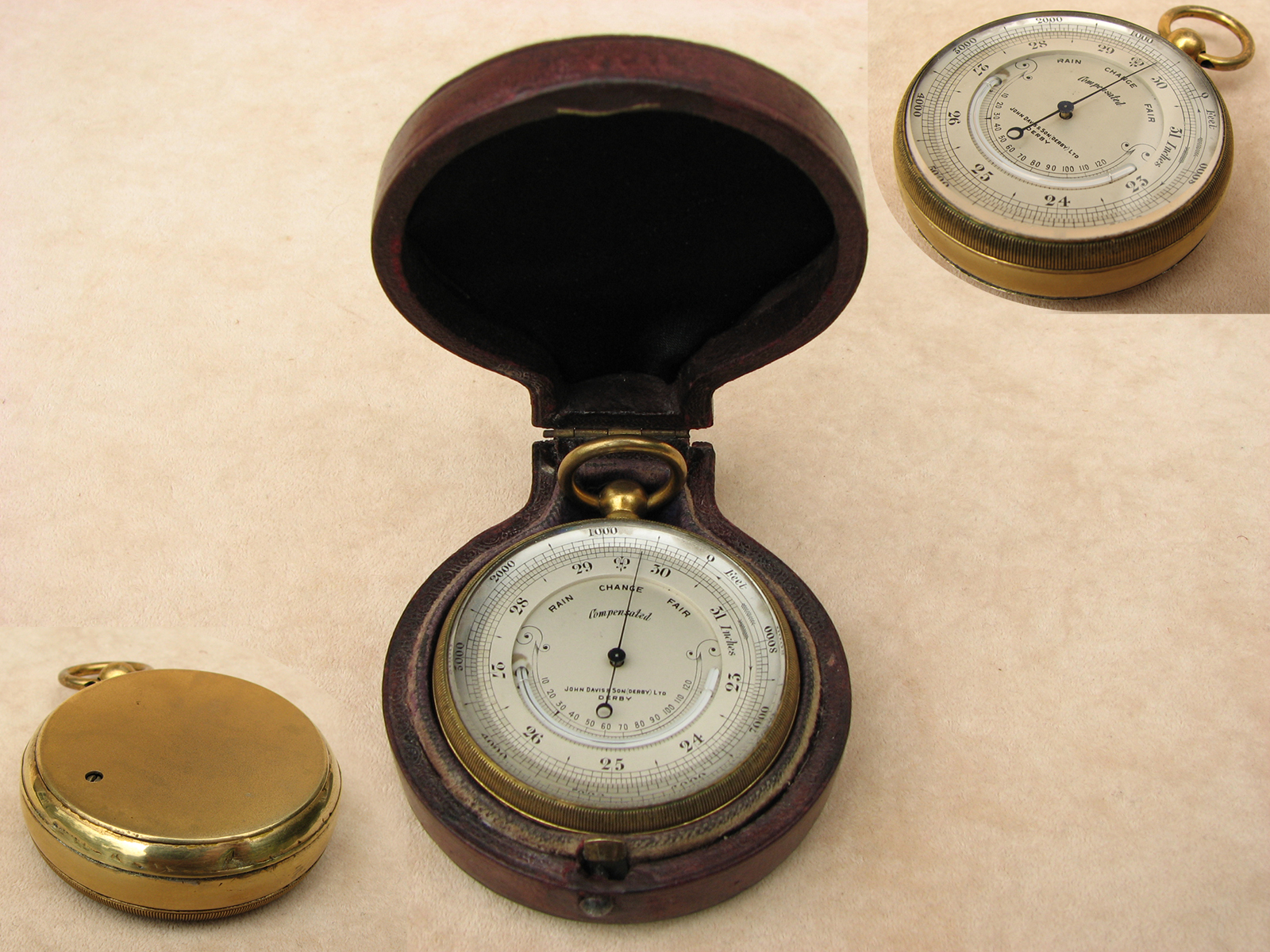 Scientific Collectables for John Davis antique pocket barometers with ...