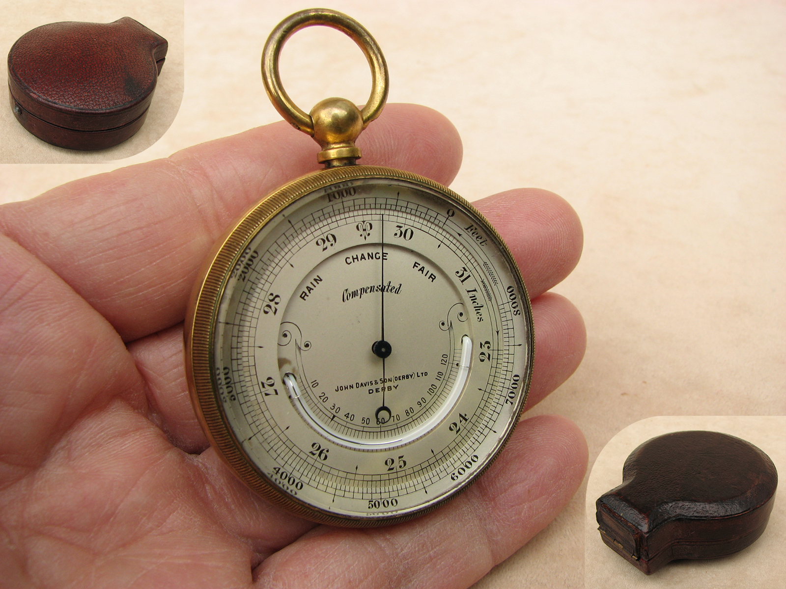 Scientific Collectables for John Davis antique pocket barometers with ...