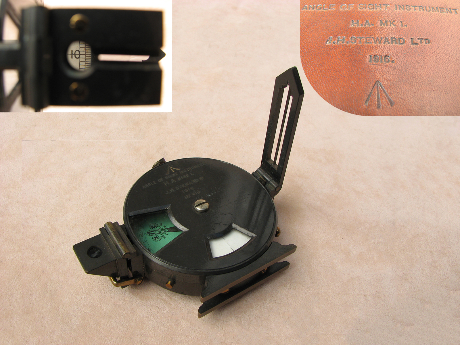 Scientific Collectables for J H Steward WW1 MK I Angle of Sight instruments