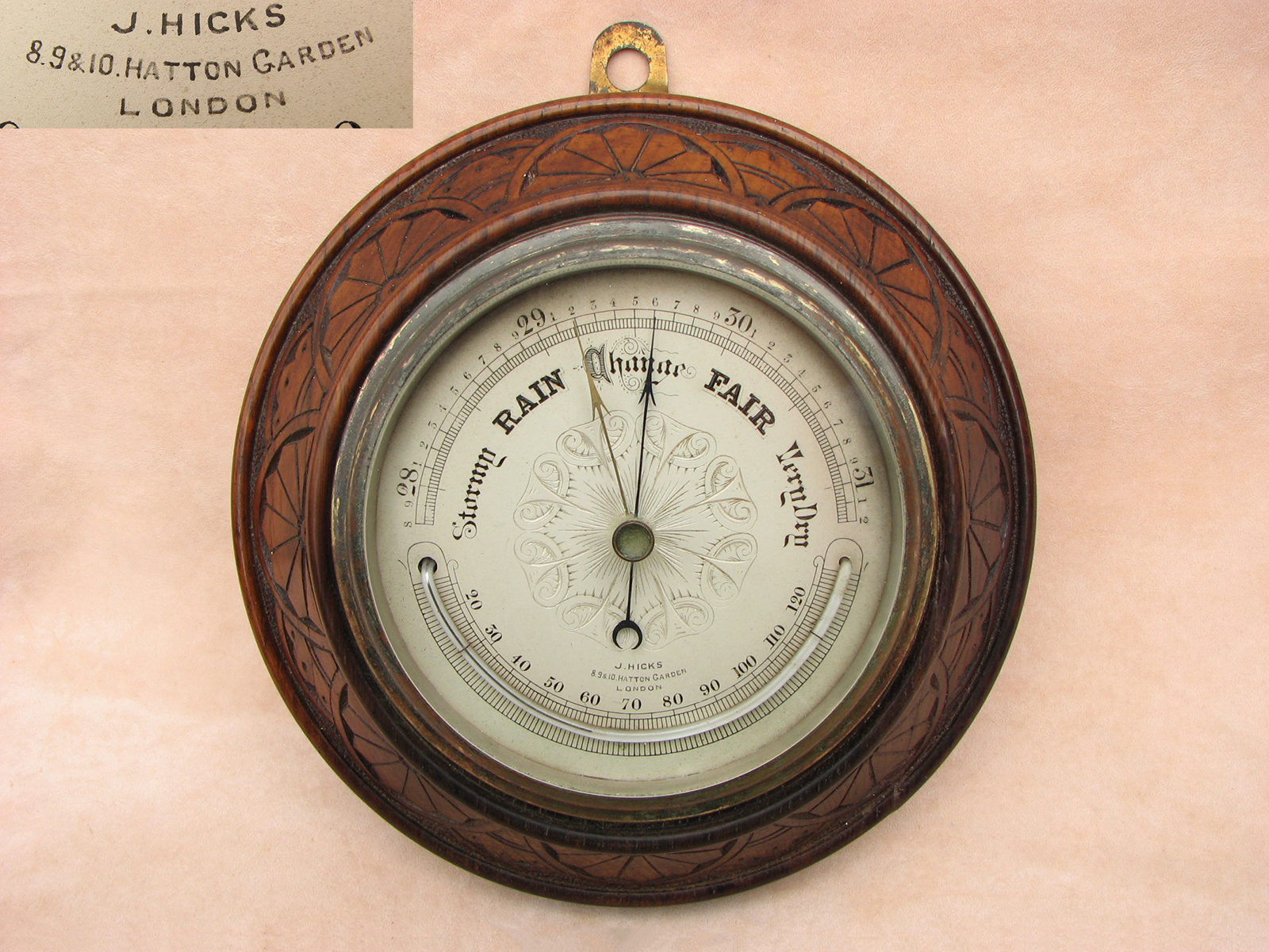 Scientific Collectables for Edwardian Art Nouveau style J Hicks barometers
