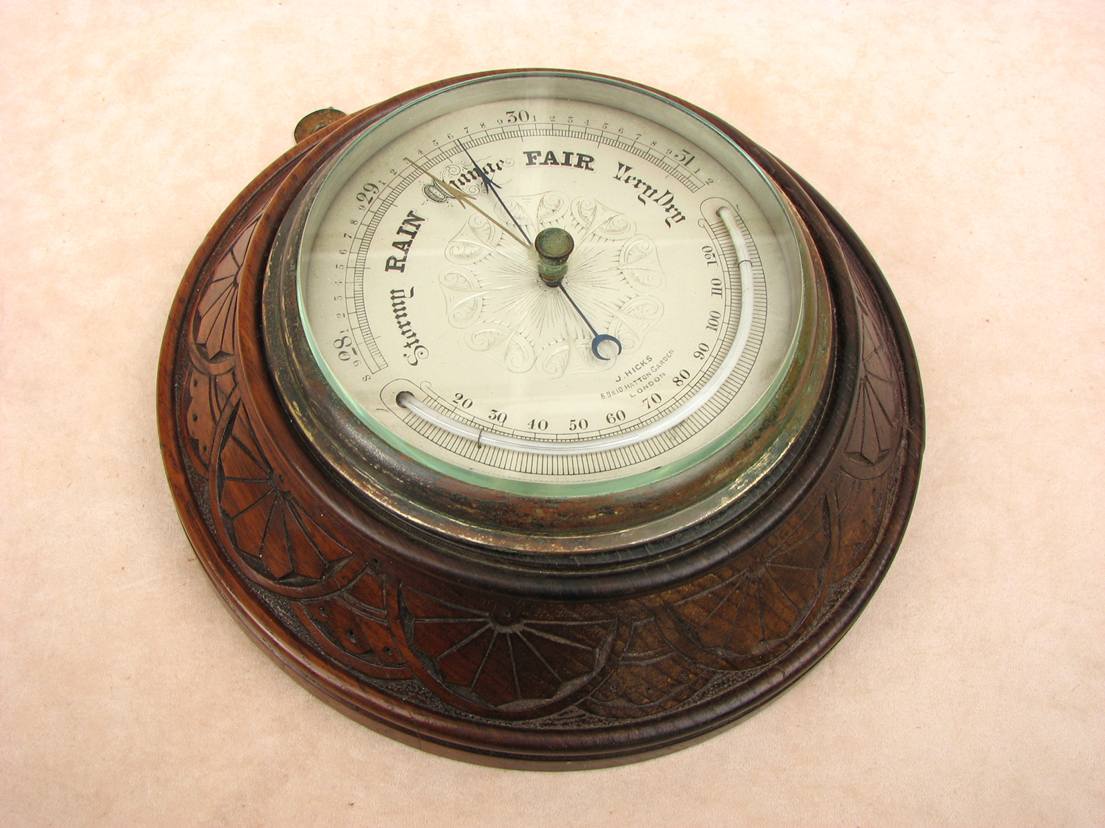 Scientific Collectables for Edwardian Art Nouveau style J Hicks barometers