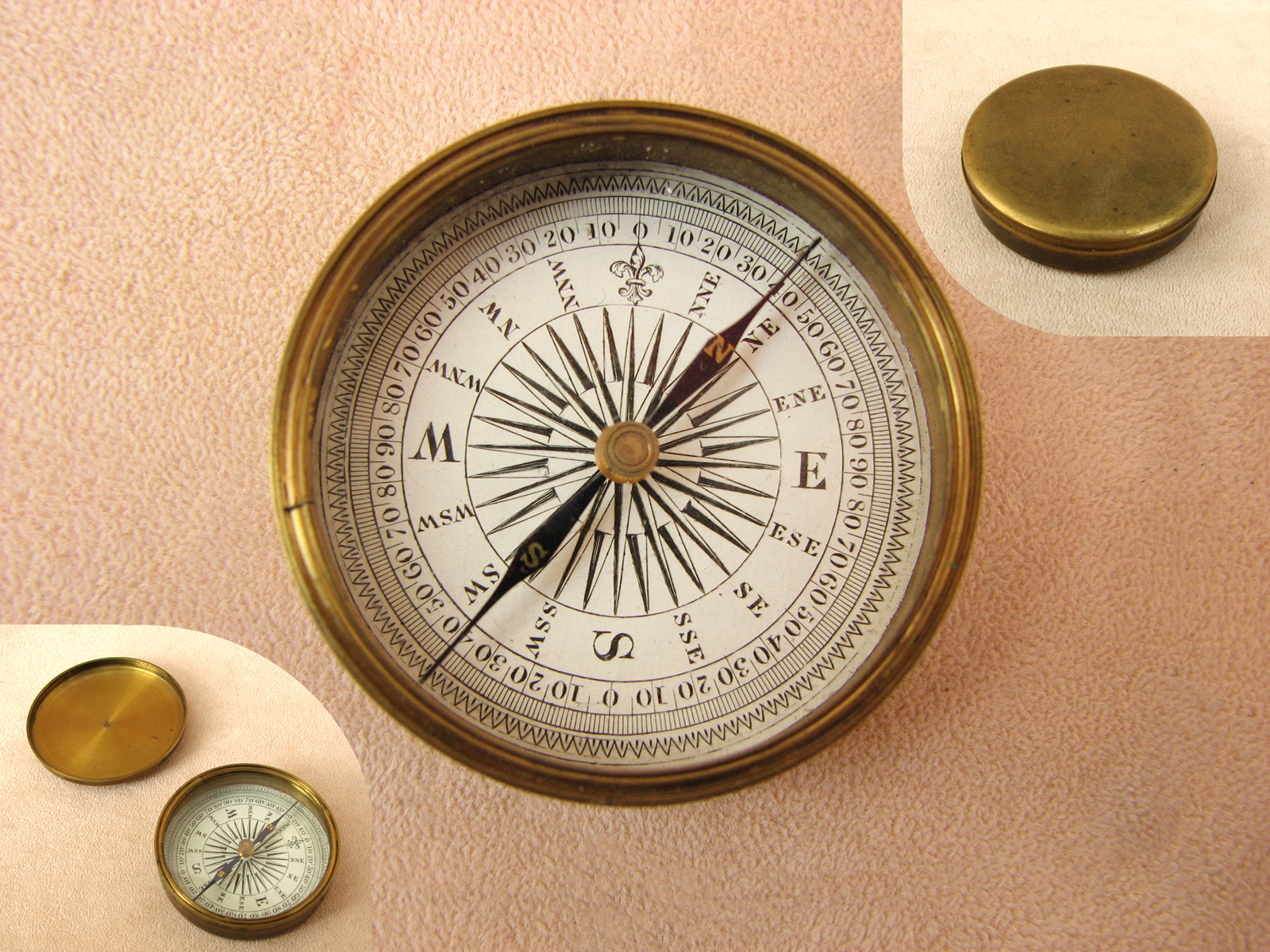 Scientific Collectables for Antique 19th century brass cased pocket ...