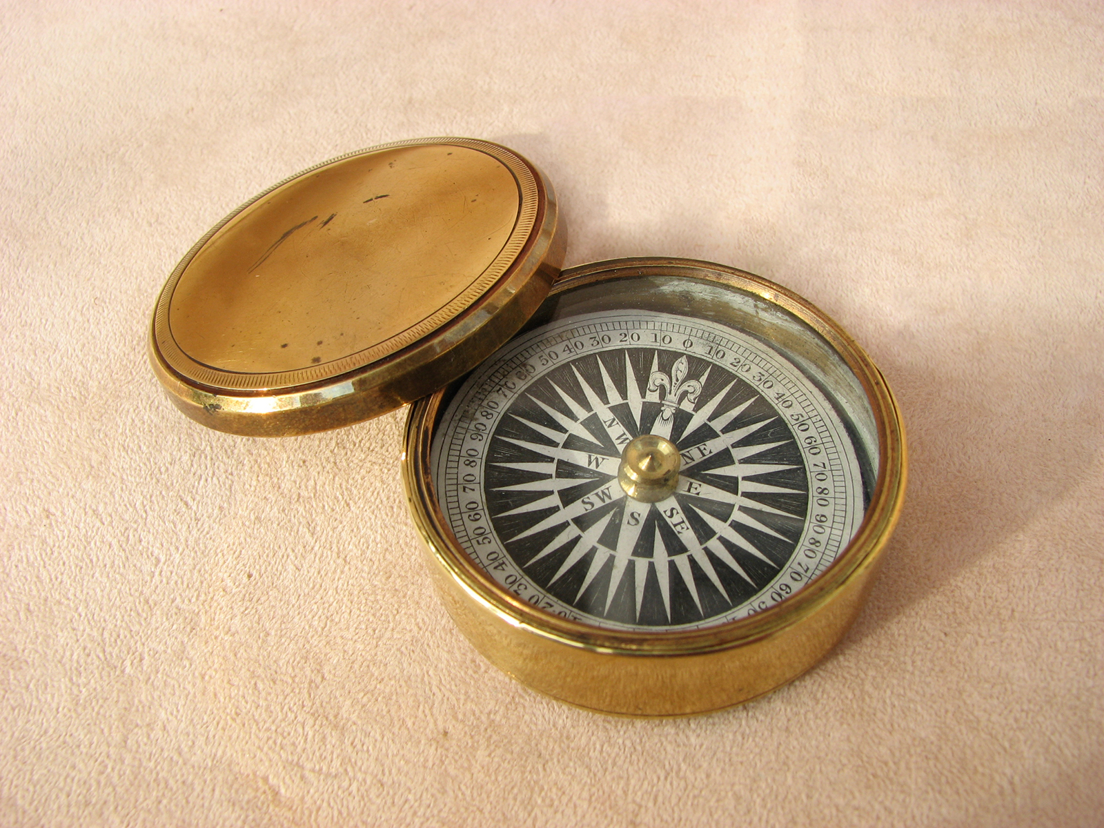 Scientific Collectables for Antique 19th century brass cased pocket ...