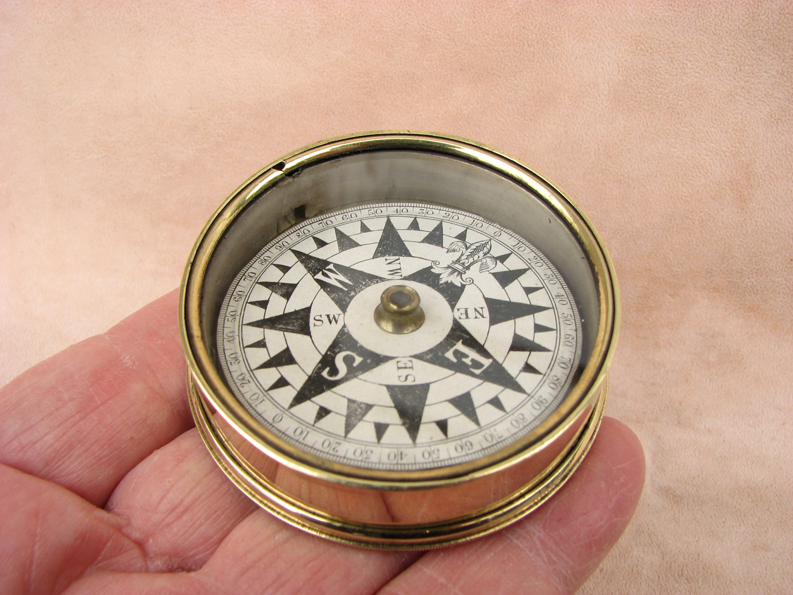 Scientific Collectables for Early Victorian brass cased pocket compass ...