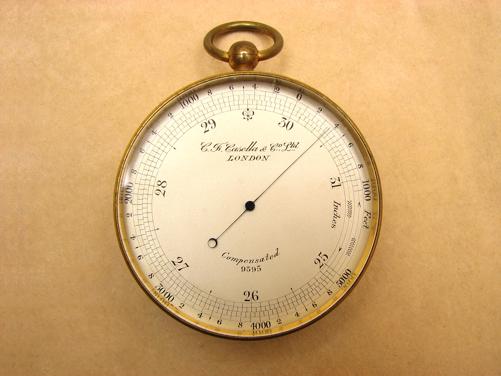 Scientific Collectables for mahogany cased Casella Pocket barometers