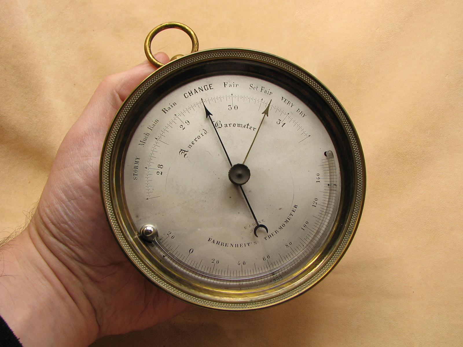 Scientific Collectables for early Lucian Vidi E J Dent aneroid barometers