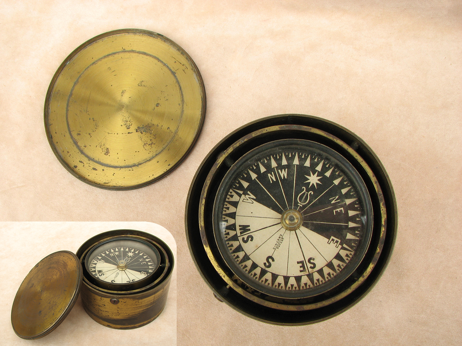 Scientific Collectables for antique 19th century brass gimbal singers ...