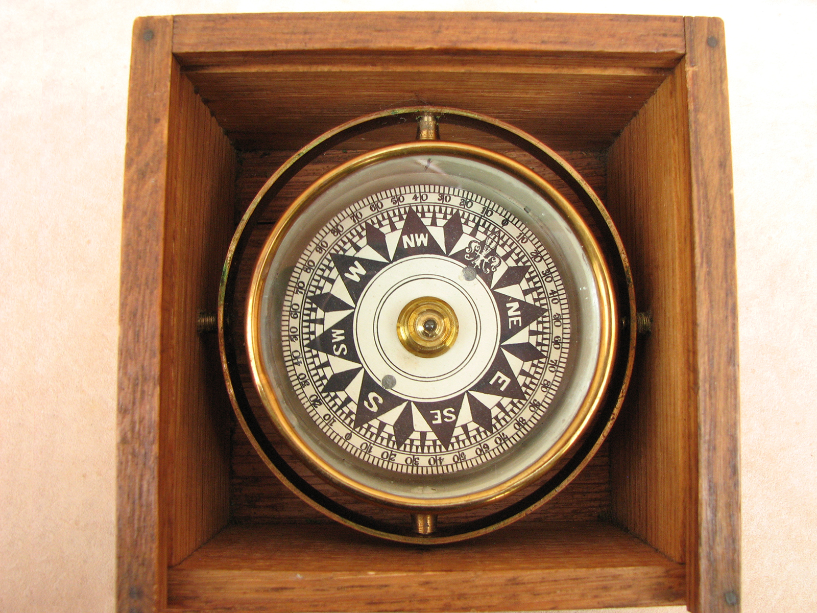 Scientific Collectables for Mid 19th century Mariners small gimbaled ...