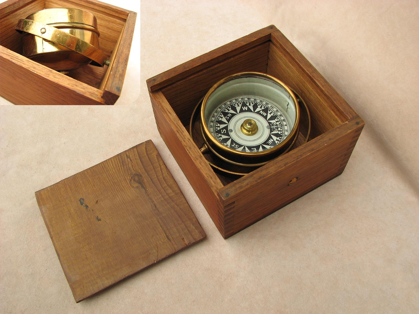 Scientific Collectables for Mid 19th century Mariners small gimbaled ...