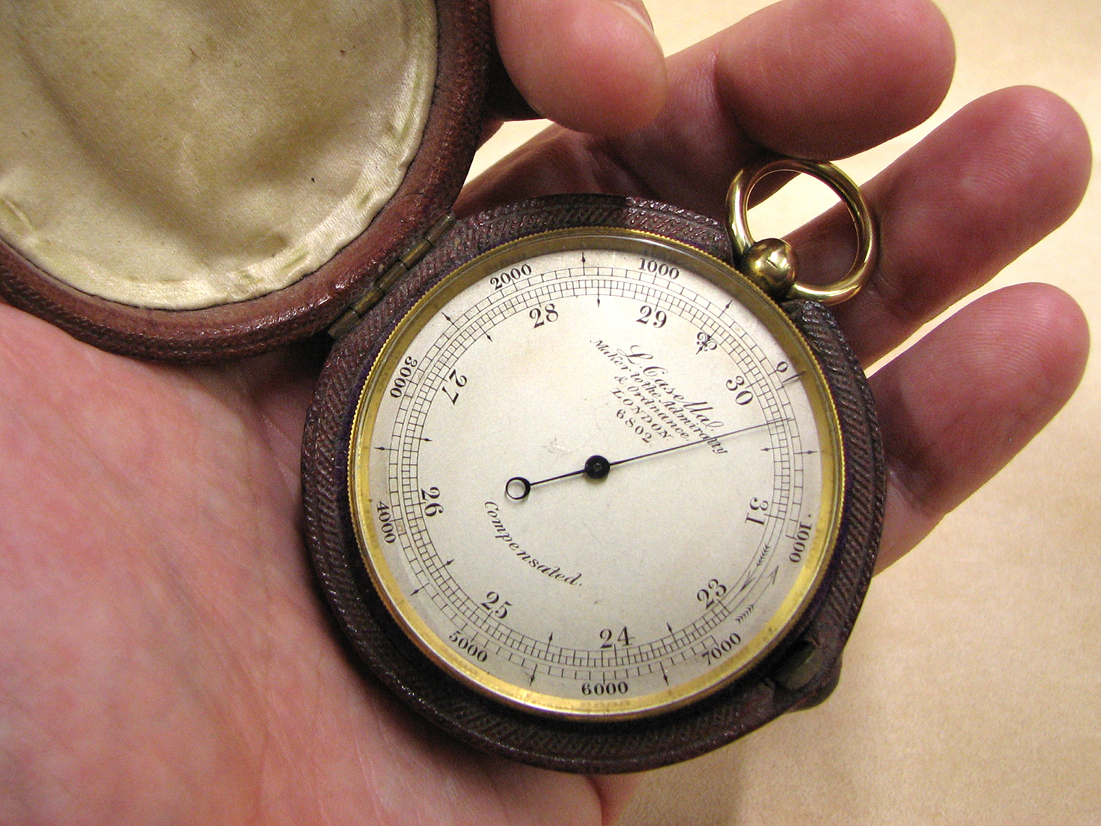 Scientific Collectables for 19th century L Casella pocket barometers