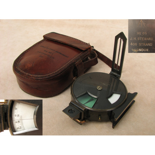 WW1 Angle of Sight Instrument issued to 21st section Anti Aircraft Battery